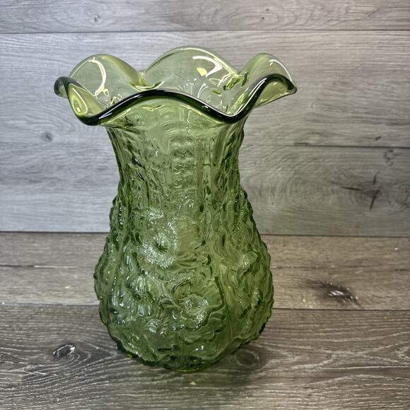 imperial | Accents | Poppy Show Vase Green Iridescent Imperial Vase ...